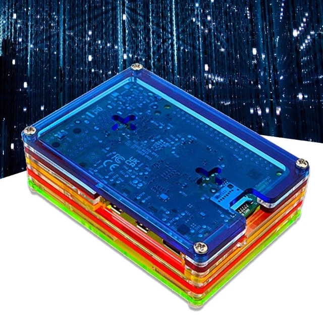 ACRYLIC COVER HOUSING with Optional Cooling Fan for RPi 5 Mainboard ...