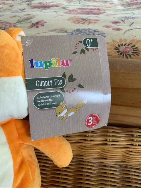 LUPILU CUDDLY FOX Plush Soft Toy 11" Tall BNWT £29.99 - PicClick UK