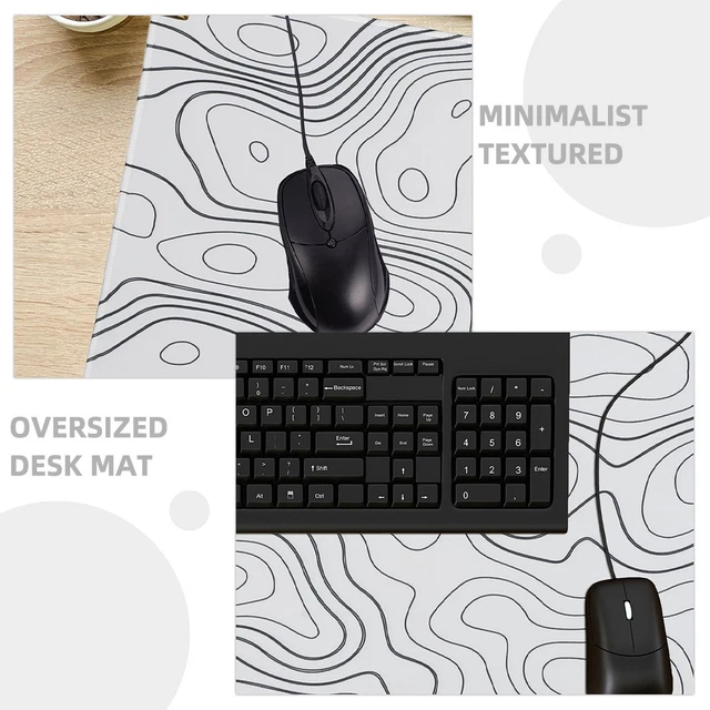 50 PCS GAMING Mouse Pads Elastic Hair Bands Black White Mousepad $24.45 ...