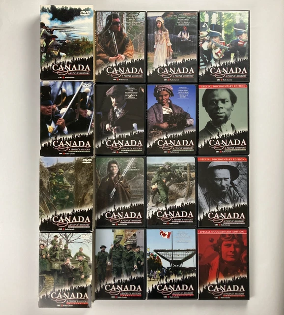 CANADA: A PEOPLE’S History 1 2 3 4 DVD Complete Series 21-Disc Set w ...