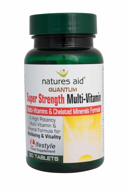 QUANTUM ULTRA POTENCY Multi-Vitamins & Minerals (Iodine Free) 30 Tabs-7 ...