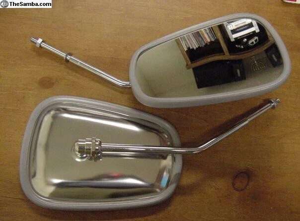 VW BUS SINGLE/DOUBLE Pre 67 Elephant Ear Mirrors EUR 169,55 - PicClick DE
