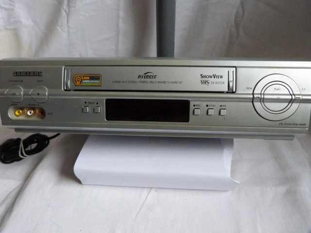 VHS VIDEORECORDER VOM Typ Samsung SV-6553X 6-Kopf Hi-Fi-Stereo Videorekorder EUR 10,00 - PicClick DE