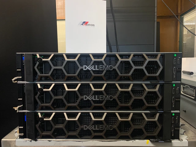 3-NODES PROXMOX ESXI Cluster Dell R740 6x Platinum 144 Cores 288 thread ...