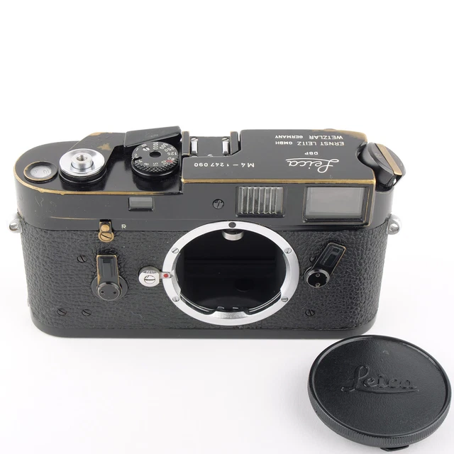 LEICA M4 BLACK Paint original nice patina EUR 6.999,00 - PicClick DE