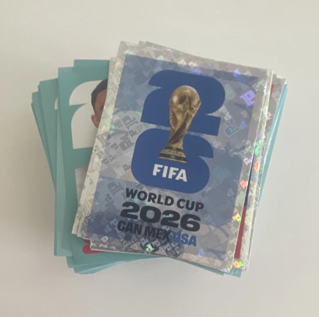 PANINI FIFA WORLD Cup 2026 sticker lot 150 stickers, NO DOUBLEs £19.36 ...