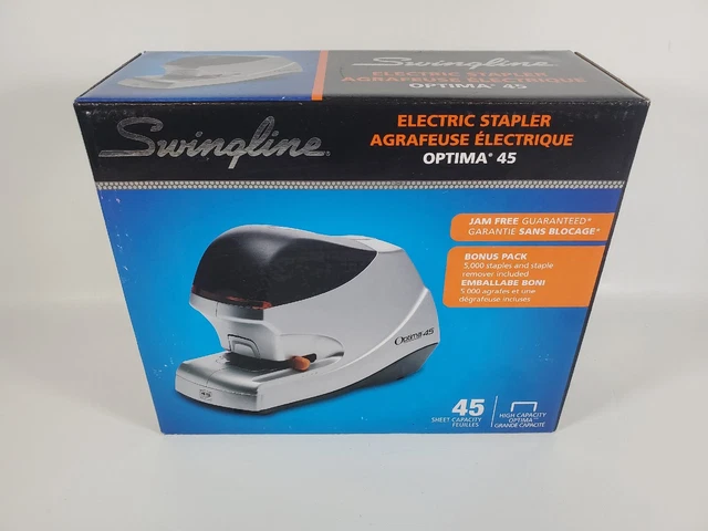 BONUS PACK EDITION NEW Swingline Optima Electric Stapler, 45-Sheet ...