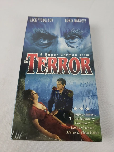 THE TERROR (VHS) A Roger Corman Film Jack Nicholson Boris Karloff Brand ...