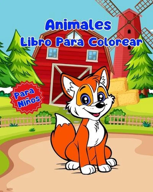 LIBRO PARA COLOREAR de Animales Para Nios: P?ginas Simples Para Colorear de Anim $24.73 ...