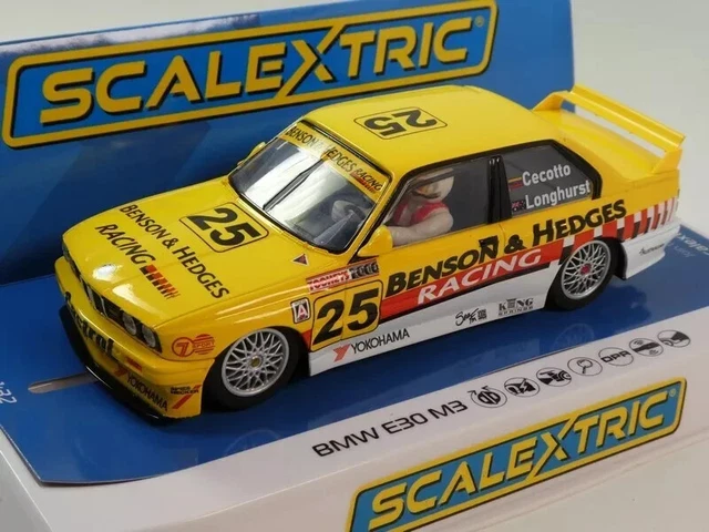 SCALEXTRIC C4401 BMW E30 M3 Bathrust 1000 1992 Longhurst+Ceccotto / lumieres+DPR EUR 60,00 ...