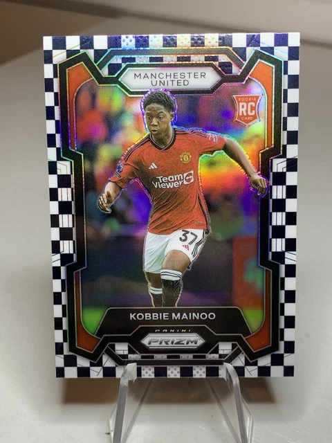 KOBBIE MAINOO RC 2023-24 Panini Prizm Scacchiera EPL Man United Hit EUR ...