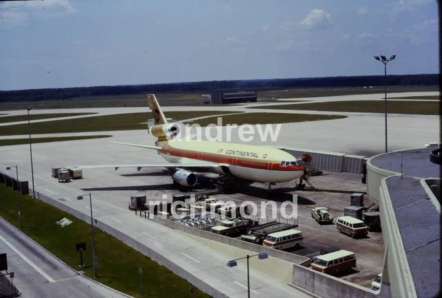 N68045 MCDONNELL DOUGLAS DC10 Continental Jun 1974 Original 35mm ...