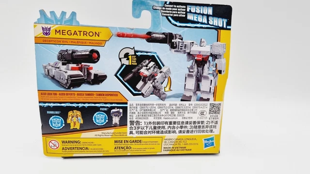 TRANSFORMERS BUMBLEBEE CYBERVERSE Adventures Megatron Decepticon Mega ...