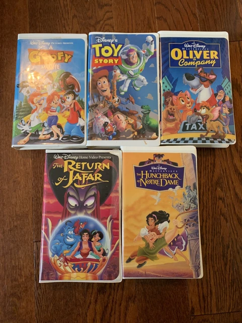 SET OF DISNEY VHS Toy Story Hunchback Of Notre Dame Return Of Jafar ...