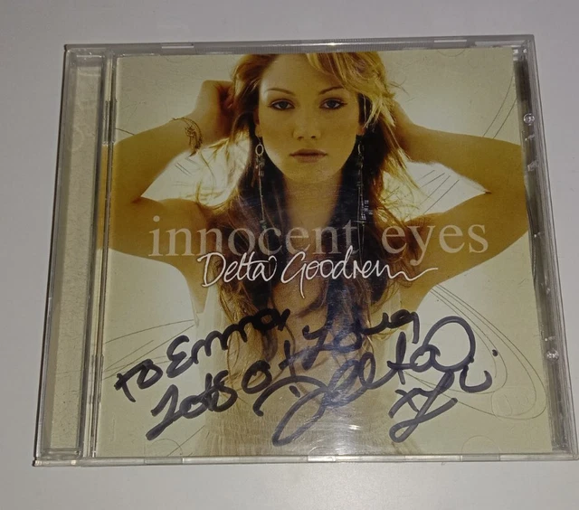 DELTA GOODREM INNOCENT Eyes Oz CD Single Autographed Signed Rare ...