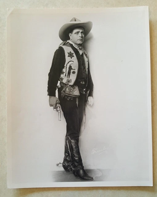 JACK HOXIE, RODEO Rider, Cowboy & Silent Movie Actor B/W Studio ...