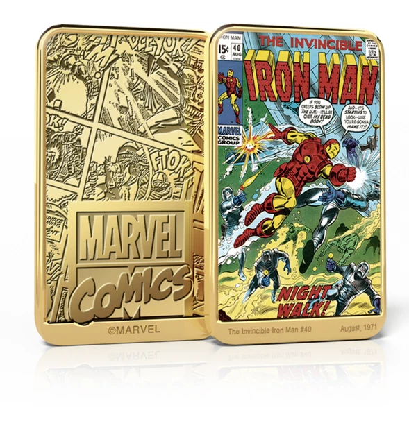 IRON MAN GOLD Ingot Limited Edition Official Collectable Series. Marvel ...