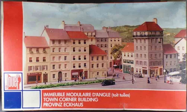 JOUEF 1054 HO Sncf Immeuble Modulaire d'Angle Toit Tuiles Maquette ...