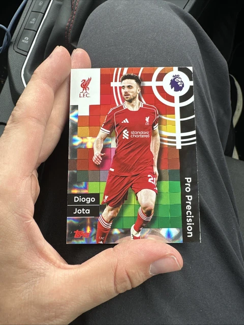 410 DIOGO JOTA Liverpool Pro Precision Topps Premier League 2025/26 ...