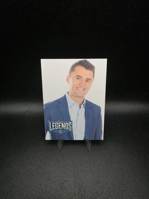 CHARLIE KIRK #2 (2025) eXcess Legends Politics [Custom ACEO Art Card] £ ...