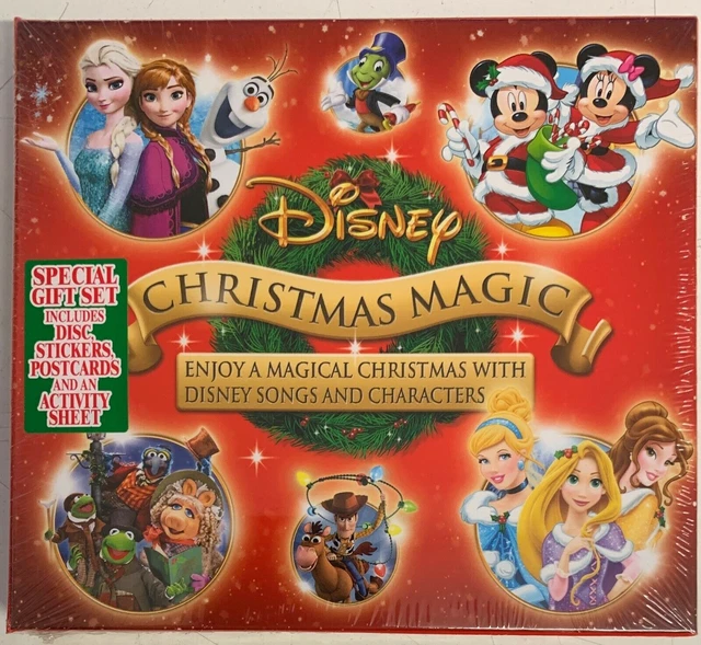 DISNEY CHRISTMAS MAGIC - Special Gift Set (CD) New Sealed - Stickers ...