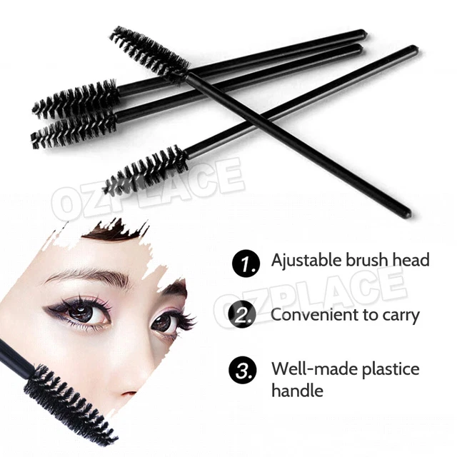 DISPOSABLE MASCARA WANDS Eyelash Brushes Applicator Lash Extension ...