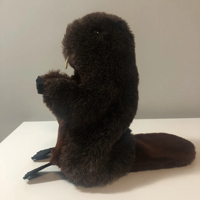 VINTAGE ROCKING HORSE Crafts Beaver Hand Puppet Teachers Aide 12”H ...