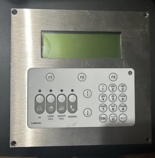 NETWORKER CLASS 365 Cab PA Control Panel £50.00 - PicClick UK