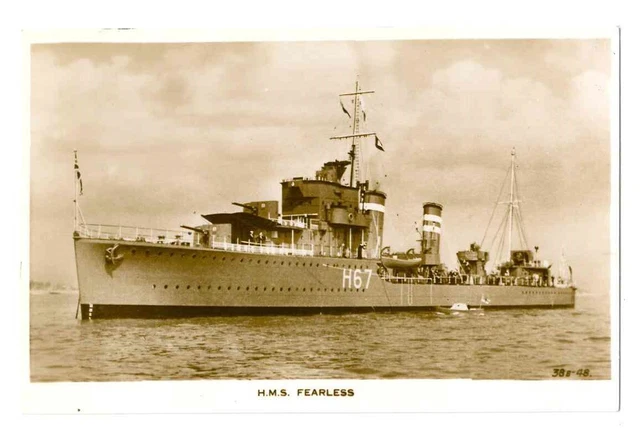 HMS FEARLESS - Royal Navy Destroyer £2.50 - PicClick UK