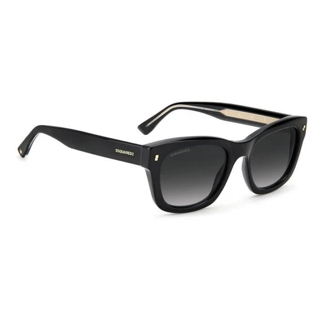 DSQUARED2 D2 0012/S uomo Occhiali da Sole BLACK/GREY SHADED 52/20/150 ...