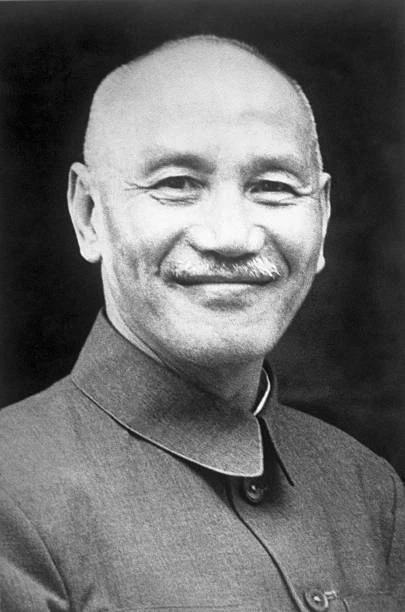 CHINESE LEADER CHIANG Kai Shek Smiling In 1950 Politician Old Photo $5. ...
