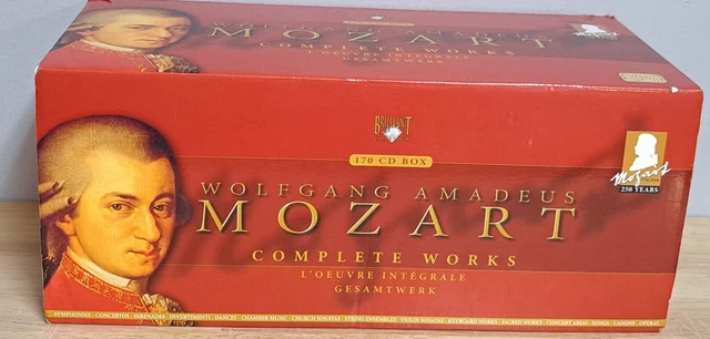 WOLFGANG AMADEUS MOZART Complete Works 170 Cd Box Set EUR 87,60 ...