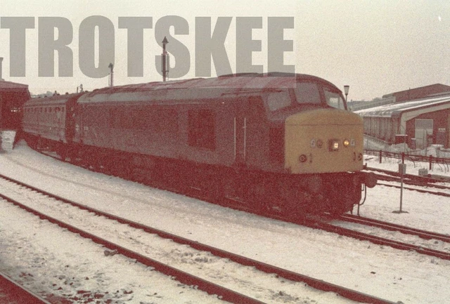 35MM COLOUR NEGATIVE BR British Rail Diesel Loco 45139 Class 45 York ...