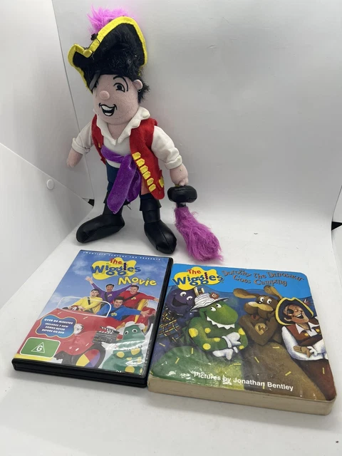 THE WIGGLES CAPTAIN Feather sword Plush DVD Book toys tv show $34.79 ...