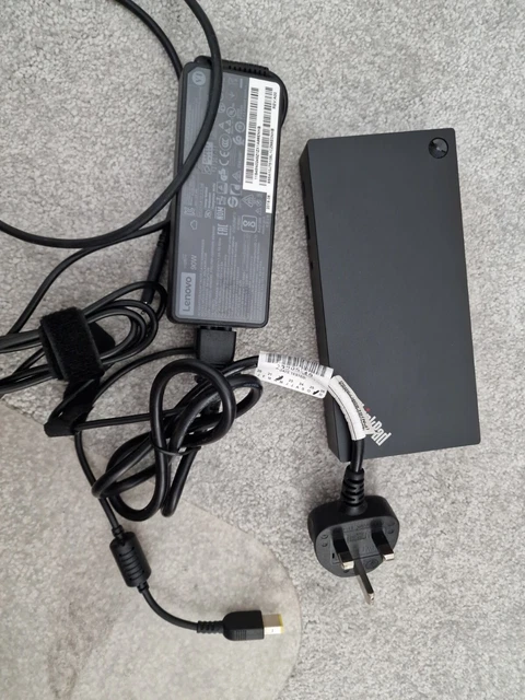 LENOVO 40AS THINKPAD USB-C Dock Gen2 PSU and CABLE £54.99 - PicClick UK
