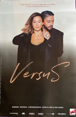 AFFICHE - VERSUS - Vitaa et Slimane Poster de 80x120cm EUR 12,00 - PicClick FR