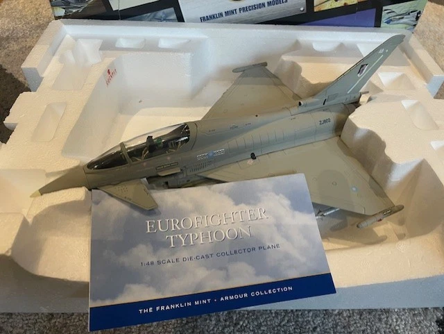FRANKLIN MINT ARMOUR Collection 1:48 Scale Eurofighter Typhoon ...