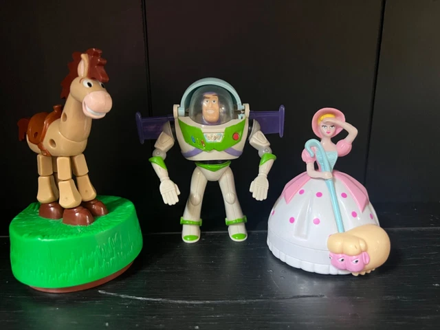DISNEY MCDONALDS TOY Story Little Bo Peep Buzz LightYear & Bullseye ...