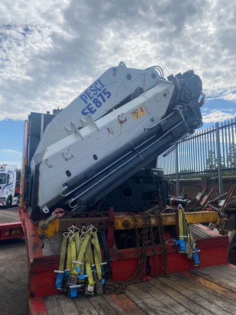 HIAB CRANE LORRY Low Loader Trailer £87,500.00 - PicClick UK