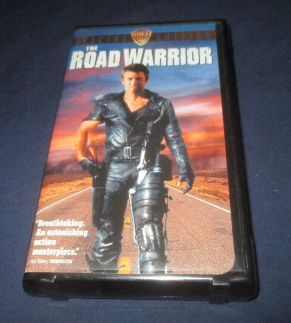 THE ROAD WARRIOR Special Edition VHS w/ Sturdy Black Collectors Case ...