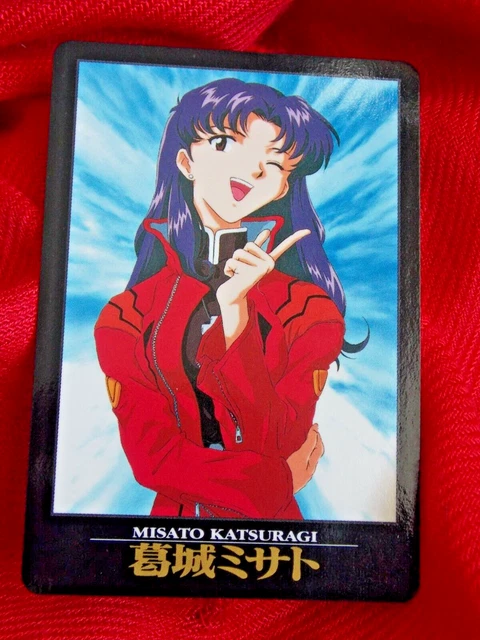 VINTAGE 1996 EVANGELION Misato Katsuragi Trading Card #31 Sega Bandai ...