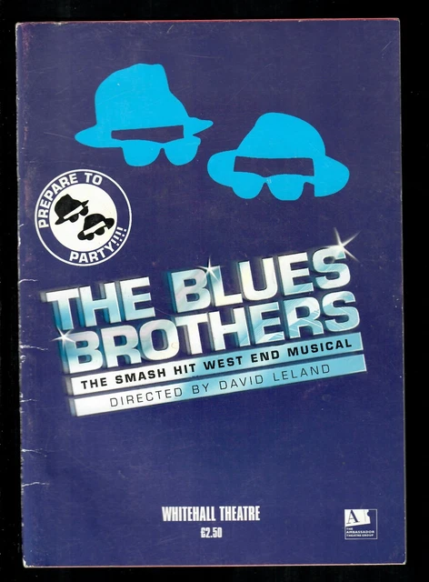 THE BLUES BROTHERS Musical Whitehall Theatre Programme £7.50 - PicClick UK