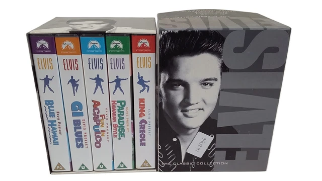 ELVIS PRESLEY VHS Classic Collection Box Set - 5 Movies - Untested ...
