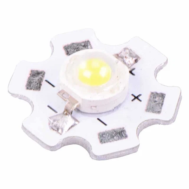 5 X BLANC 3W Haute Puissance PCB LED 200lm 120° EUR 17,69 - PicClick FR