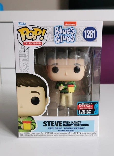 #1281 STEVE HANDY Dandy Notebook Blues Clues Funko Pop! 2022 Fall ...