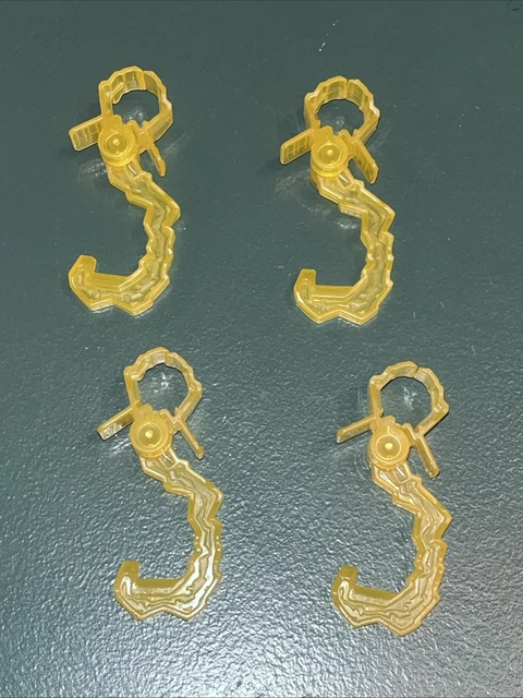 PAW PATROL MIGHTY Lookout Tower 4 x Yellow Zip Line Clips Spare ...