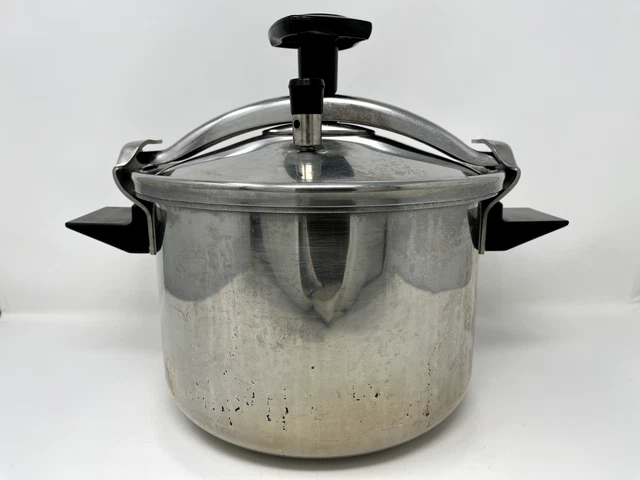 VINTAGE SEB PRESSURE Cooker Stainless Steel 8 Quart made in France $65. ...