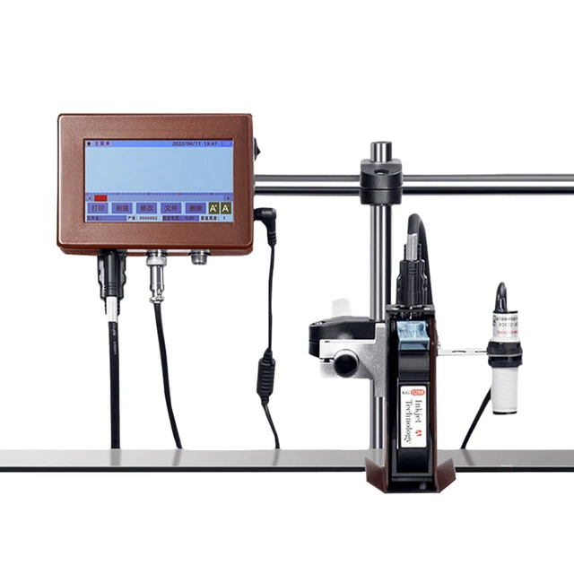 ONLINE TINTENSTRAHLDRUCKER DRUCKER mit Regal Code Machine Datum Barcode ...