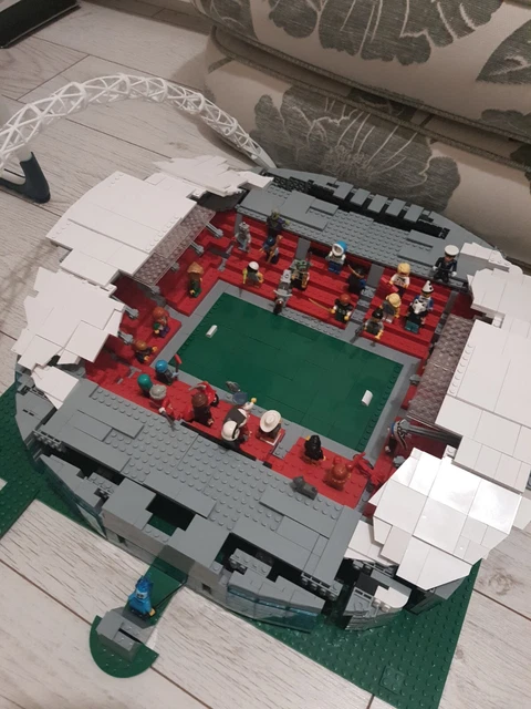 TOPPS MINIS WEMBLEY Stadium England Football Lego Type Bricks Build ...