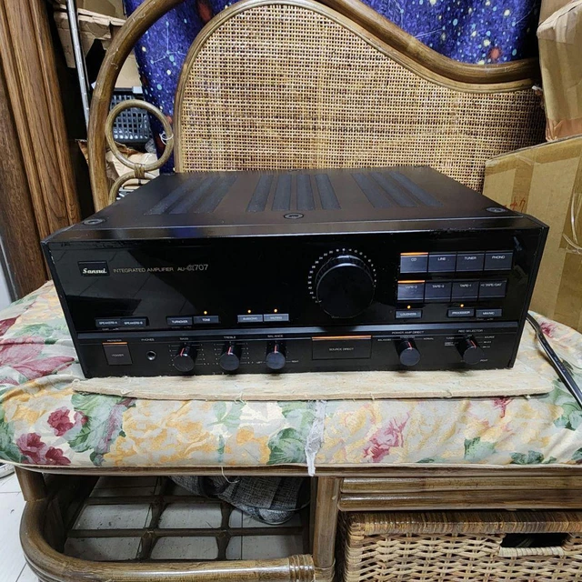 SANSUI FULLY RESTORED Functional Sansui Integrated Amplifier Au-A707 £ ...